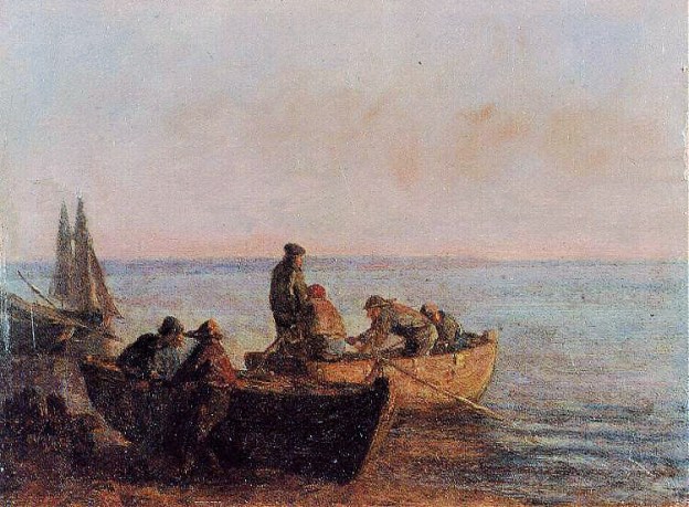 FRANCE. IMPRESSIONISM. EUGÈNE BOUDIN (1824-1898) who Camille Corot ...