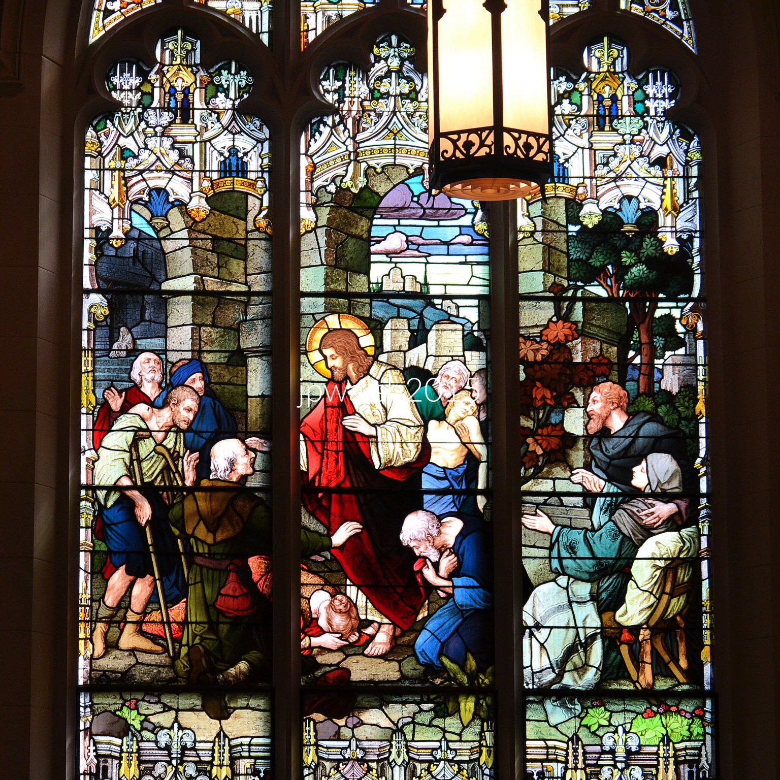 My Art Photography: Stained Glass of New Testament Scenes by F.X ...